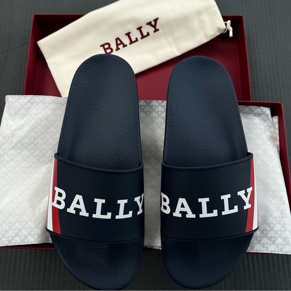 Bally | Shoes | Nib Bally Simon O Mens Slides Made In Italy New With ...